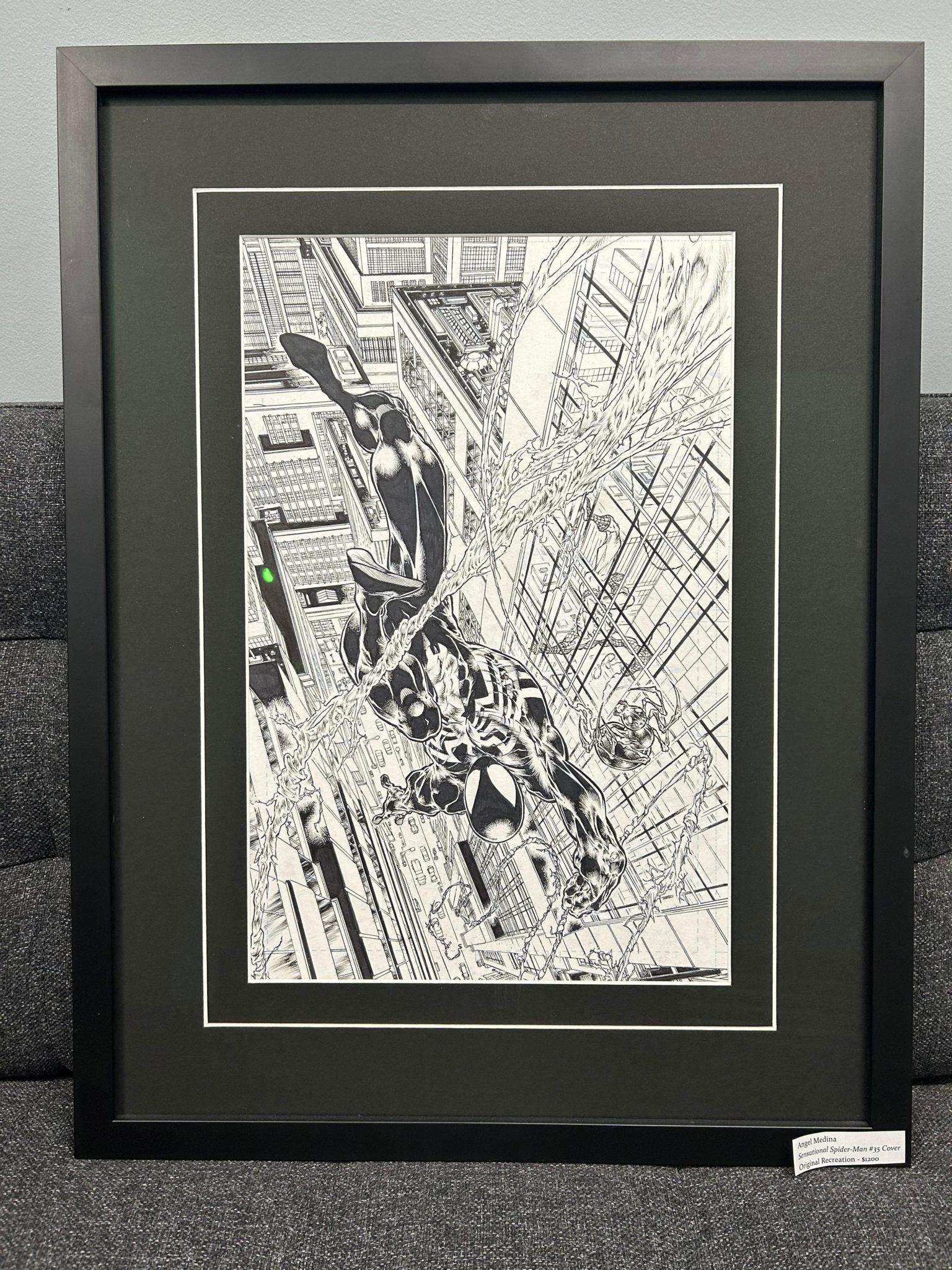 Angel Medina Sensational Spider-Man #35 Cover Recreation - Big B Comics ...