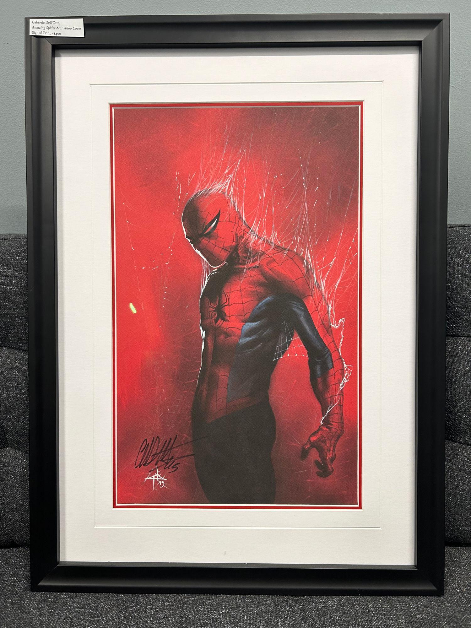 Gabriele Dell'Otto Amazing Spider-Man #800 Cover Signed Print - Big B ...