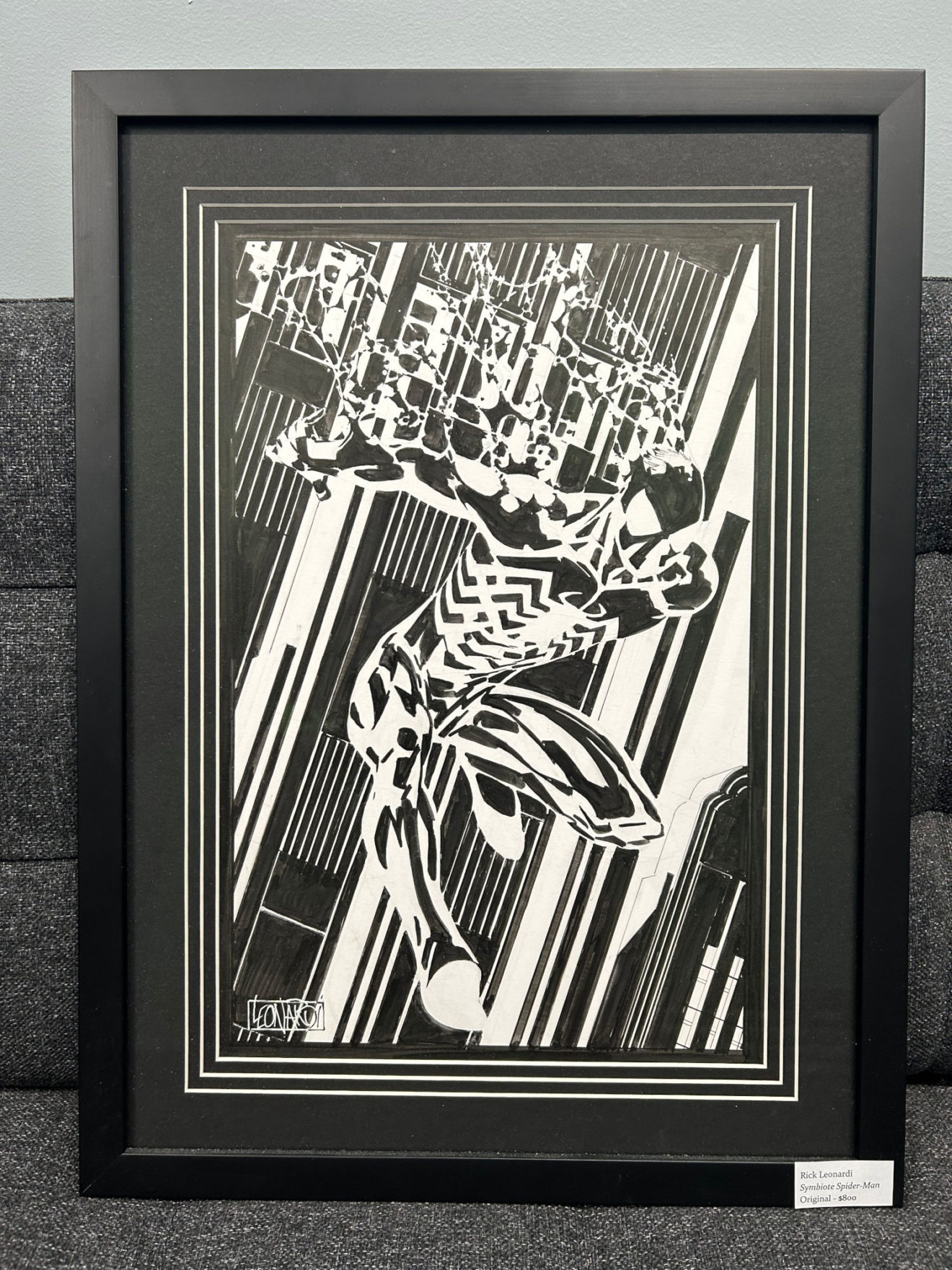 Rick Leonardi Symbiote Spider-Man Original Art - Big B Comics Barrie